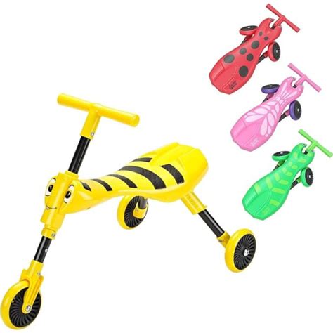 Scuttlebug 3wheel Foldable Ride On Tricycle1 Year Bumblebee Trike