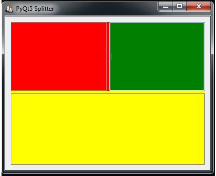 How To Create PyQt QSplitter With Example Code Loop