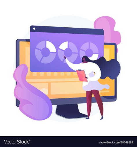 Website Analysis Concept Metaphor Royalty Free Vector Image