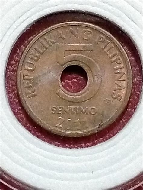 2011 5 Sentimo Philippine Coin Hobbies And Toys Memorabilia And Collectibles Currency On Carousell