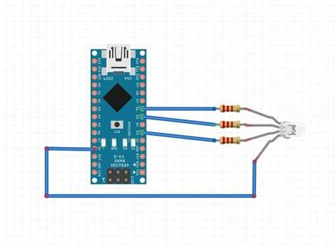 Escáner Rgb Led Pwm Lámpara Controlada Por Arduino Nano Paso 9