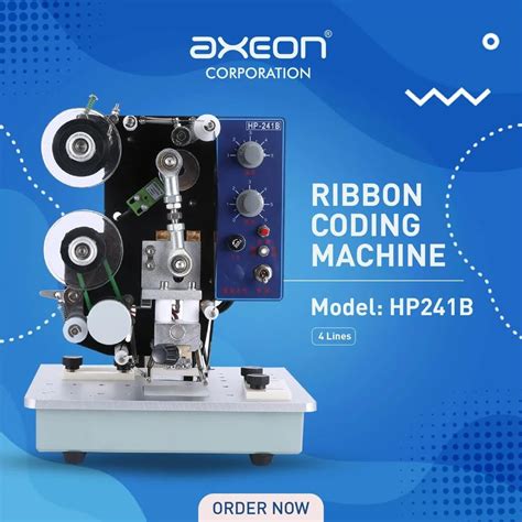 60 Piecemin Hp241b Ribbon Coding Machine At ₹ 15000 In Sangli Id 2854876329973