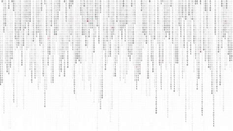 Binary Code Number Background Digits Moving