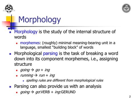 Ppt Chapter 3 Morphology And Finite State Transducer Powerpoint Presentation Id4126815