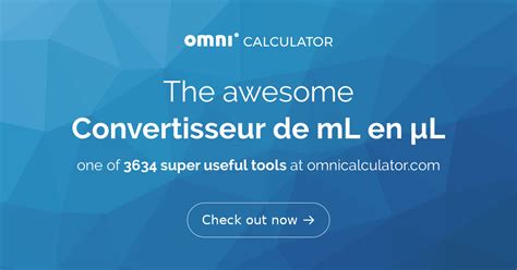 Convertisseur De ML En UL