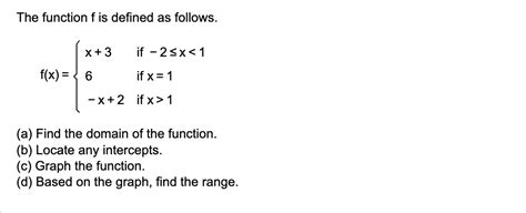 solved the function f is defined as follows