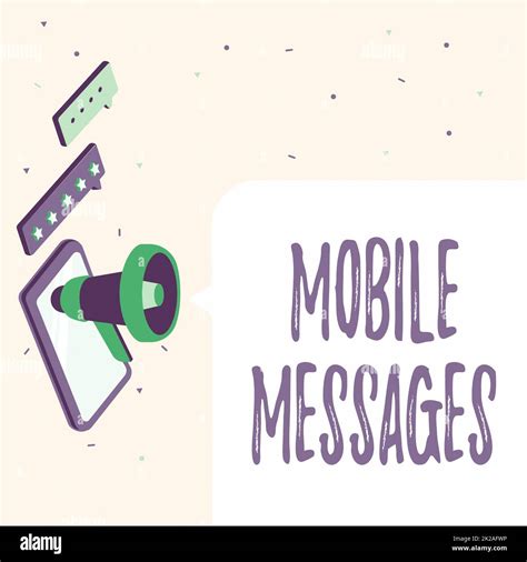 Conceptual Caption Mobile Messages Business Overview The Act Of Composing And Sending