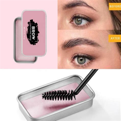 Воск для роста ресниц, дикое мыло для формирования бровей, долговечный ...