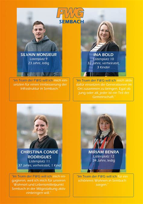 Fwg Sembach Stellt Die Einzelnen Kandidaten Vor Sembach Aktuell