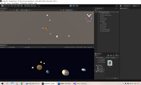 unity入门——模拟太阳系行星实验 太阳系仿真 csdn博客