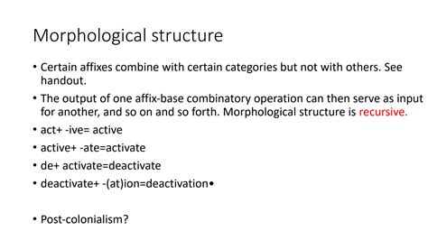 SOLUTION Morphological Analysis Tree Diagrams Studypool