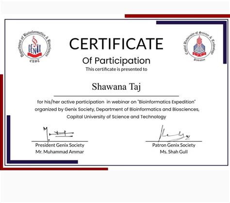 Shawana Taj On Linkedin Bioinformatics Webinar