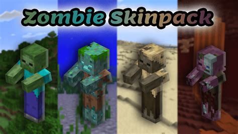 Zombie Minecraft Bedrock Skins Curseforge