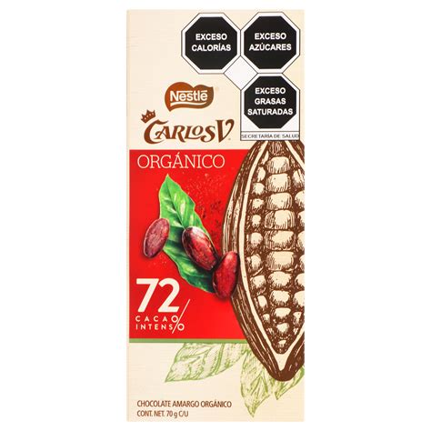 Chocolate Amargo OrgÁnico Carlos V Infocode