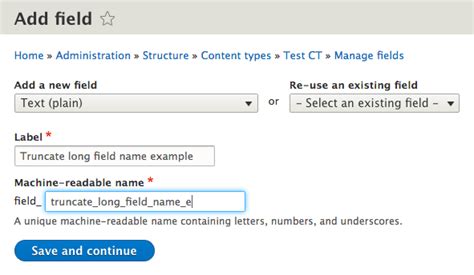 What Is In A Field Name In Drupal 8