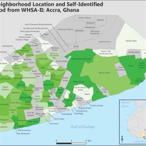 Map Of Enumeration Area Based Location And Percent Correct Of