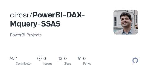 github cirosr powerbi dax mquery ssas powerbi projects