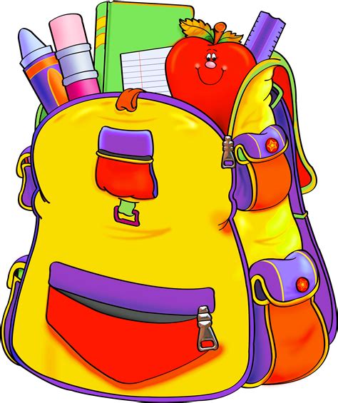 Backpacks Clipart At Herman Genovese Blog