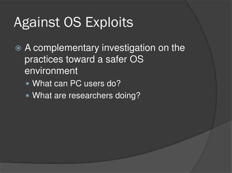 Ppt Operating System Exploits On Windows And Linux Platforms Powerpoint Presentation Id