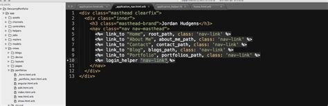 How To Implement A Footer Along With Adding Method Arguments To A Rails