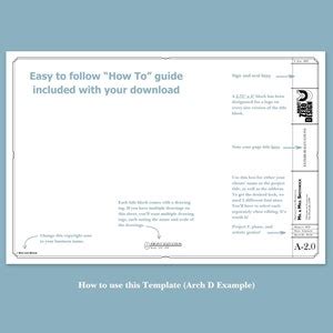 Architectural Title Block Template Historical Style Autocad Editable Title Block For Interior