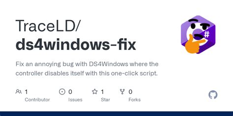 GitHub TraceLD Ds Windows Fix Fix An Annoying Bug With DS Windows Where The Controller