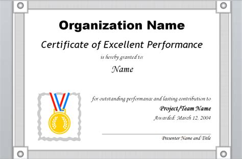 6 Amazing Performance Certificate Samples Word Pdf Powerpoint