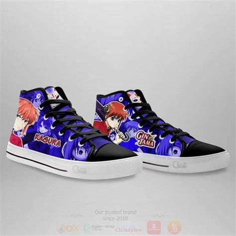 Hot Anime Gintama Kagura Canvas High Tops Express Your Unique Style