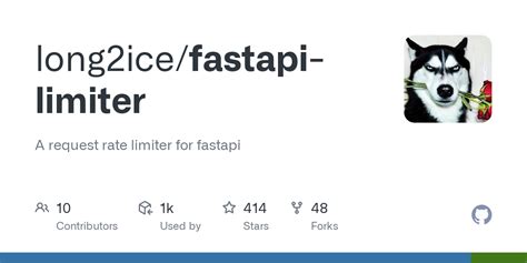 Github Long2icefastapi Limiter A Request Rate Limiter For Fastapi