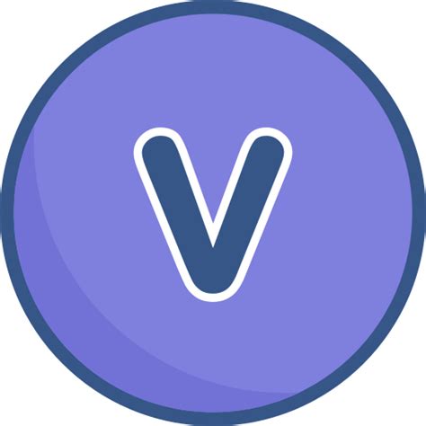 Letter V Free Education Icons