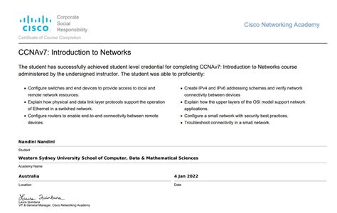 Ccna Networking Education Continuouslearning Nandini Saluja