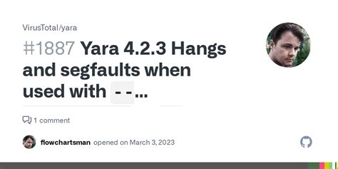 yara 4 2 3 hangs and segfaults when used with ` rescursive` or ` scan list` on alpine 3 17 2