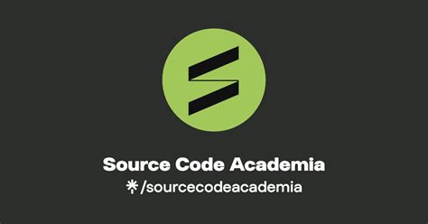 Source Code Academia Twitter Instagram Facebook Tiktok Linktree