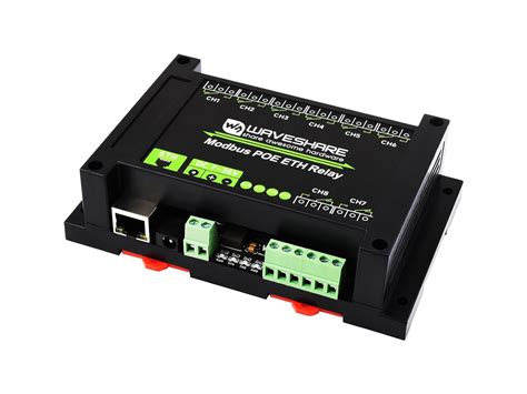 Modbus Poe Eth Relay 8 Ch Ethernet Relay Module Supports