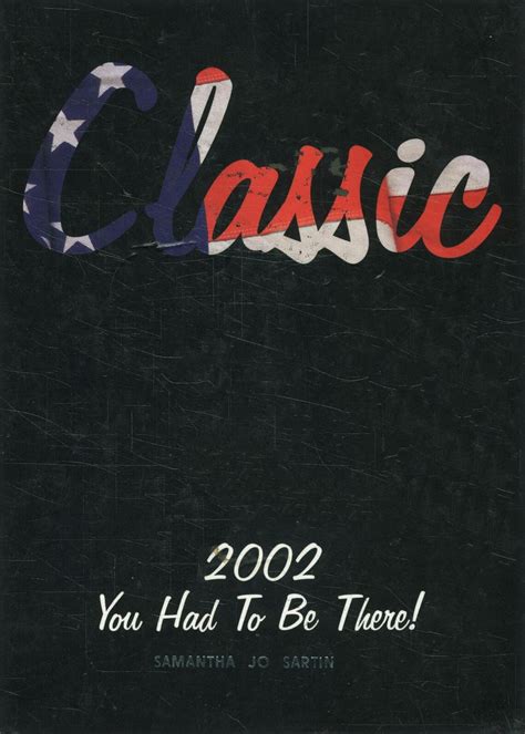 2002 Yearbook From Yantis High School From Yantis Texas For Sale