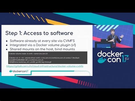 DockerCon Talk Integrating CERN Software Distribution With Docker From