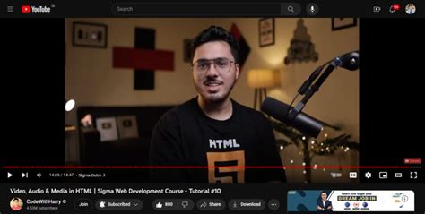 Video On Sigma Web Development Cource By Codewithharry Vansh