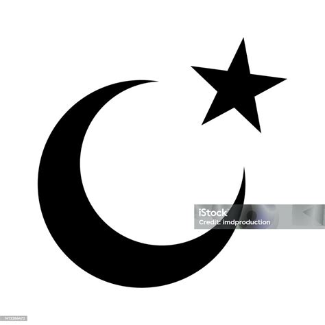 별과 초승달 모양의 아이콘입니다 종교적 이슬람 초승달과 별 벡터 기호 그림 0명에 대한 스톡 벡터 아트 및 기타 이미지 0명 공휴일 기 Istock