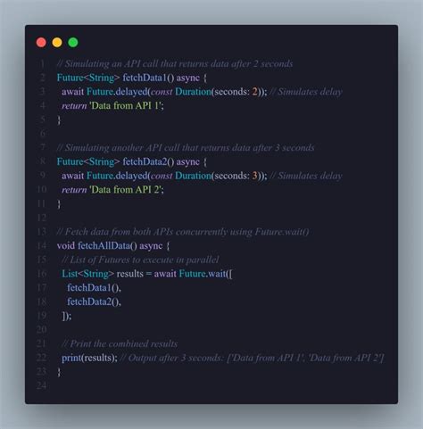 santosh dahal on linkedin 🚀 dart tip of the day boost your async code