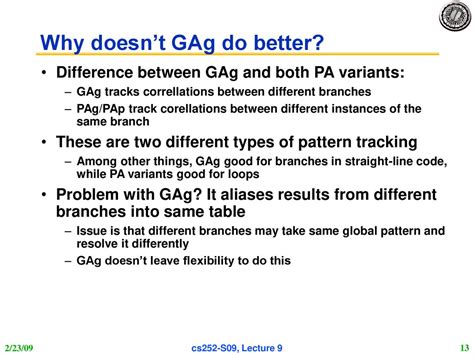 Cs252 Graduate Computer Architecture Lecture 9 Prediction Cont Dependencies Load Values