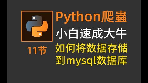 python爬虫如何正确地将数据存储到mysql数据库 YouTube