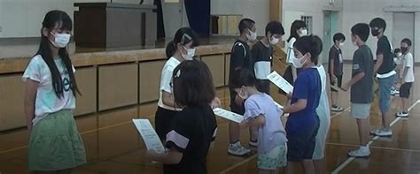 1学期終業式委員会による表彰