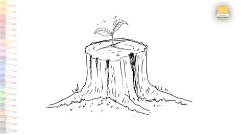Tree Sapling Drawing