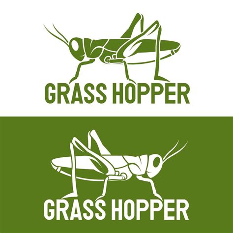 Grasshopper Design Icon Logo Vector 8014861 Vector Art At Vecteezy