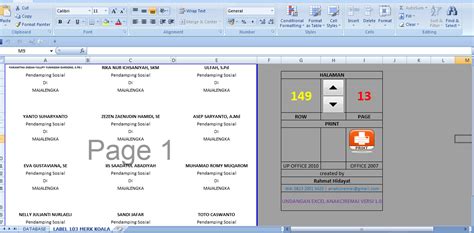 Download Aplikasi Label Undangan Excel