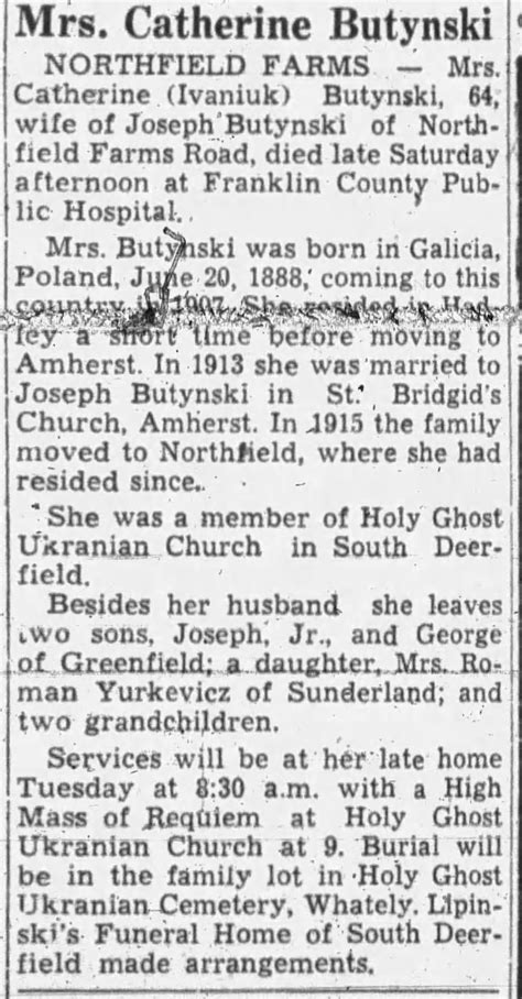 Catherine Ivaniuk Butynski 1888 1952 Find A Grave Memorial