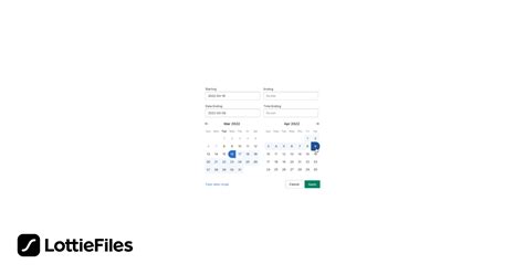 Nguyễn Jason의 무료 Date Range 애니메이션 로티파일 Nguyễn Jason의 무료 Date Range 애니메이션 로티파일