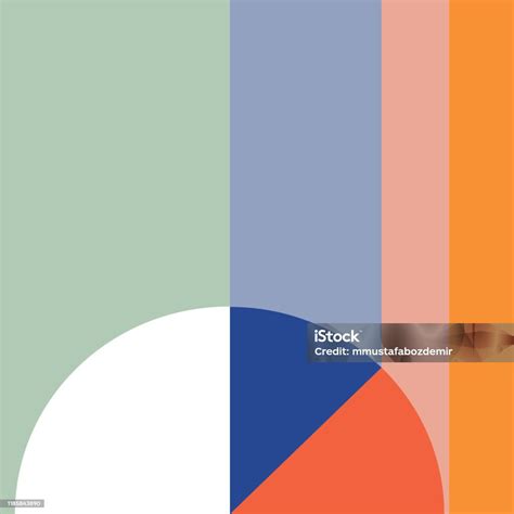 로열티프리 스톡 벡터 지오메트리 미니멀리즘 아트워크 포스터 심플한 모양과 그림 브랜딩 웹 배너 비즈니스 패션 Fabriceps에 인쇄를위한 스칸디나비아 스타일의 추상 벡터