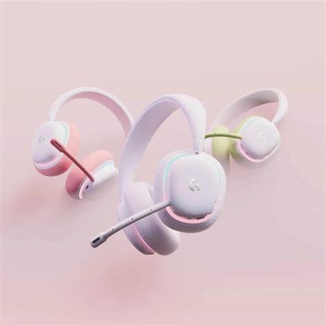 Logitech Aurora G735 Wireless Gaming Headset In White Nfm Logitech Wireless Gaming Headset