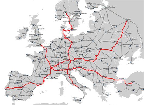 Interrail Map